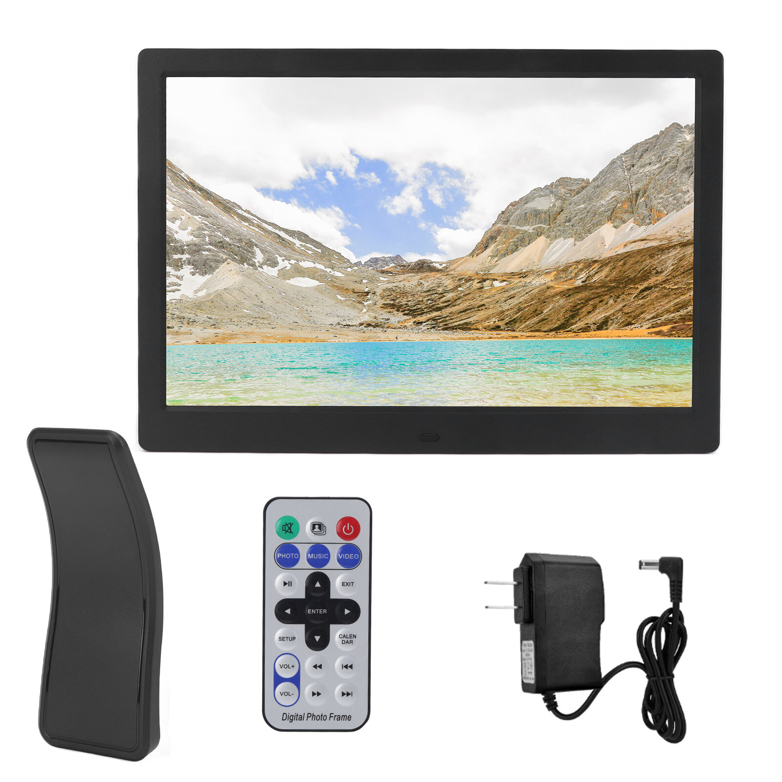 Цифровой фоторамный альбом 13 -дюймовый HD Digital Picture Frame 1280x800 Решение Mp3 MP4 MP4 Image Displayus Plug