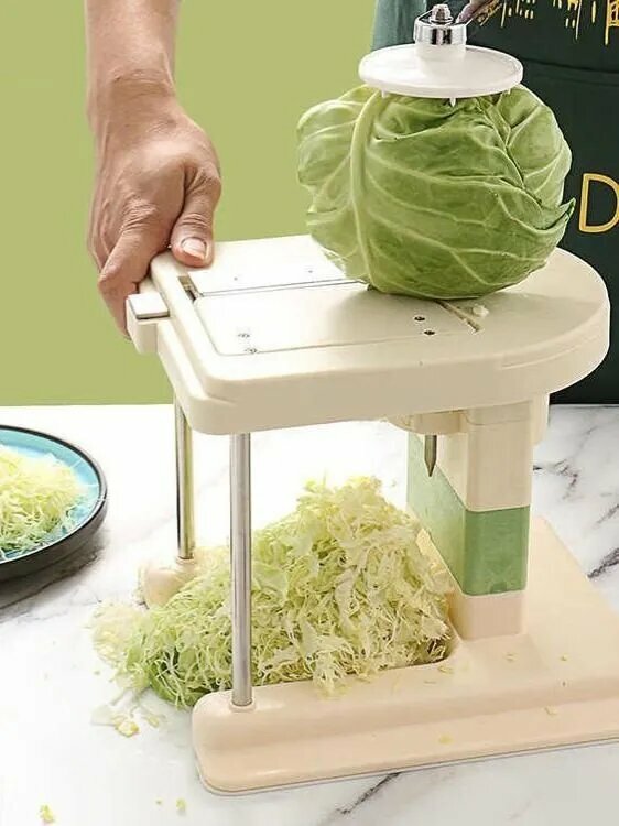 Слайсер для резки капусты "Слоновая кость", три лезвия, цвет слоновая кость