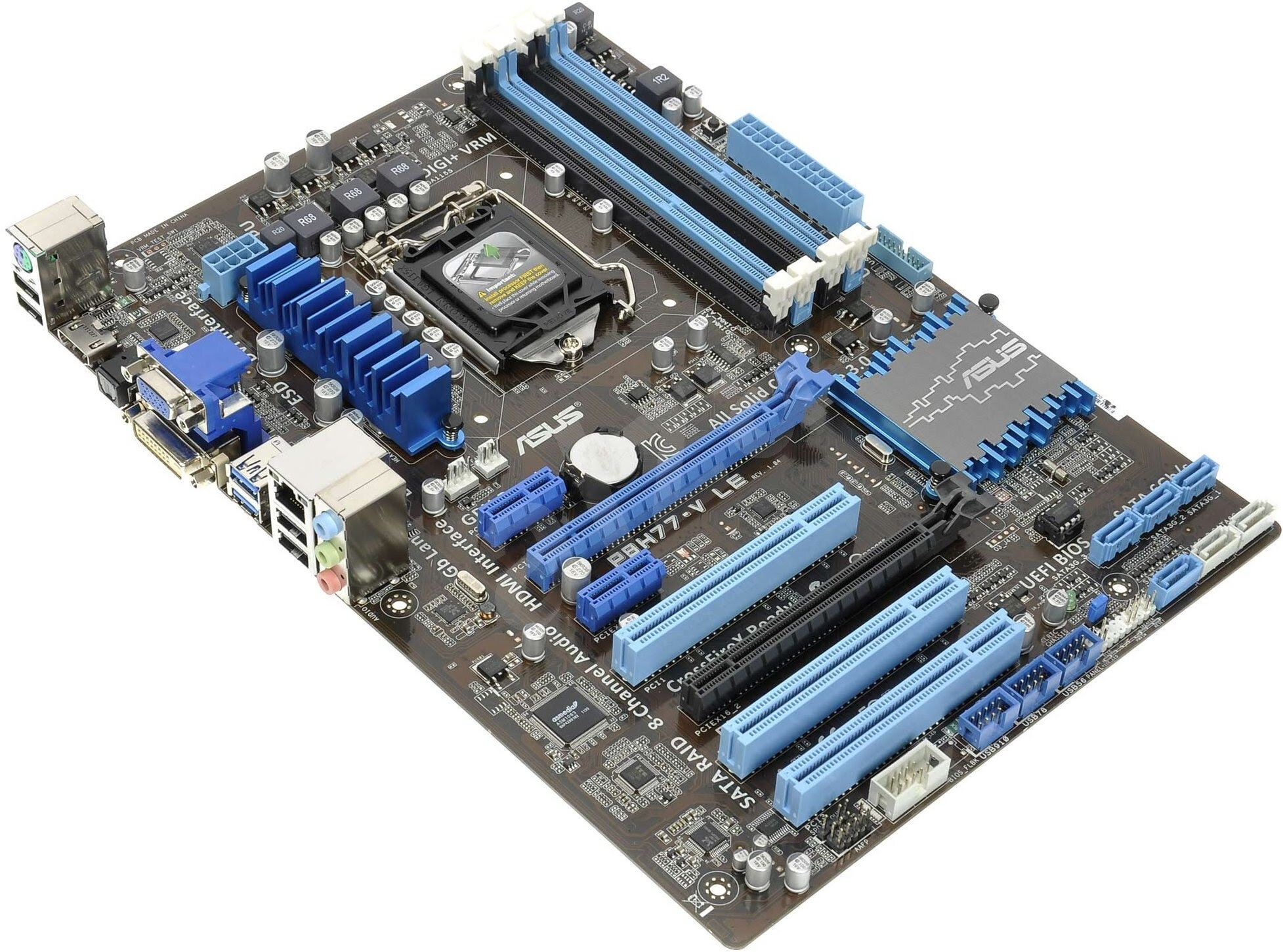 Материнские платы ASUS P8H77-V LE - купить по низкой цене на Яндекс Маркете