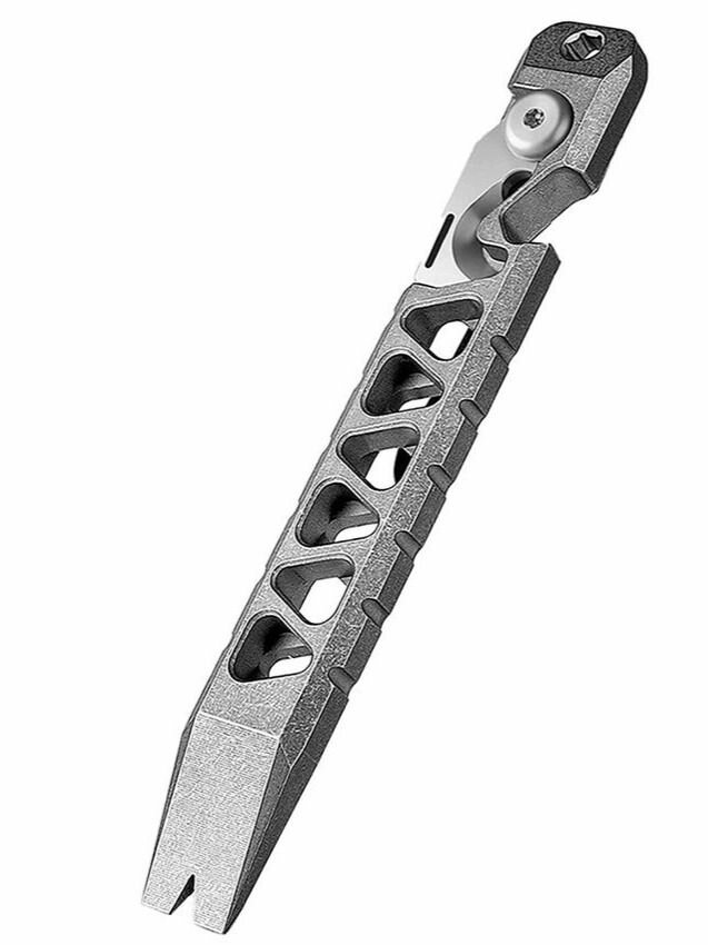 Многофункциональный титановый инструмент для походов и путешествий открывалка, консервный нож, гаечный ключ и лом