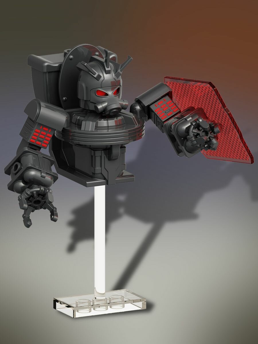 Skibidi Toilets Джаггернаут Астро - конструктор из 35 детали