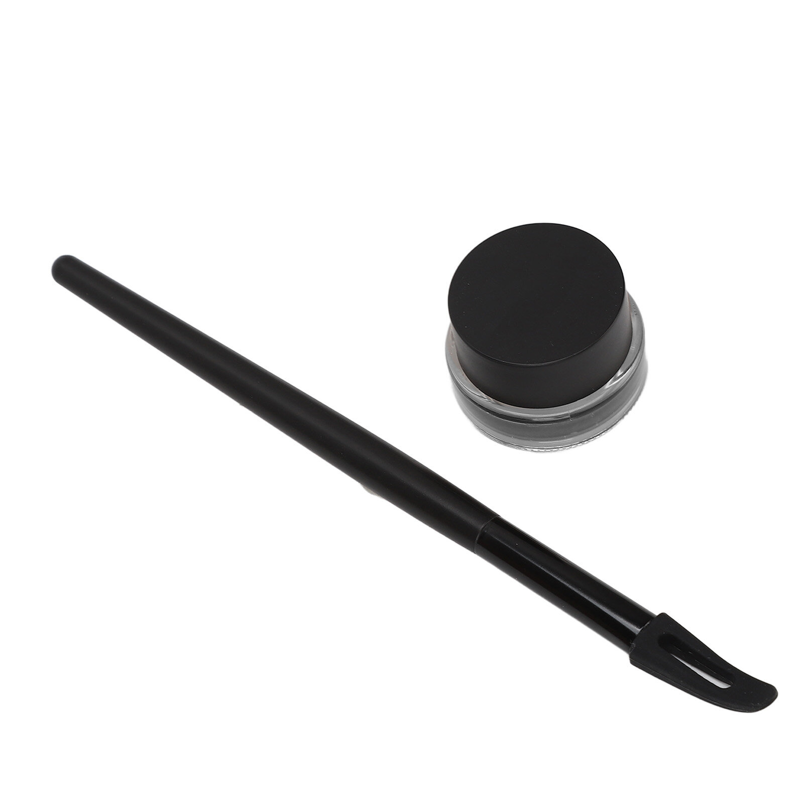 Набор силиконовых инструментов для подводки глаз, направляющая для подводки глаз, палочка, водостойкая, стойкая крем-подводка для глаз, 0,1 унции для макияжа, черная подводка для глаз для начинающих, крем-подводка для глаз