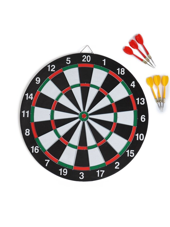 Дартс ONLYTOP, мишень диаметром 41 см, 6 дротиков