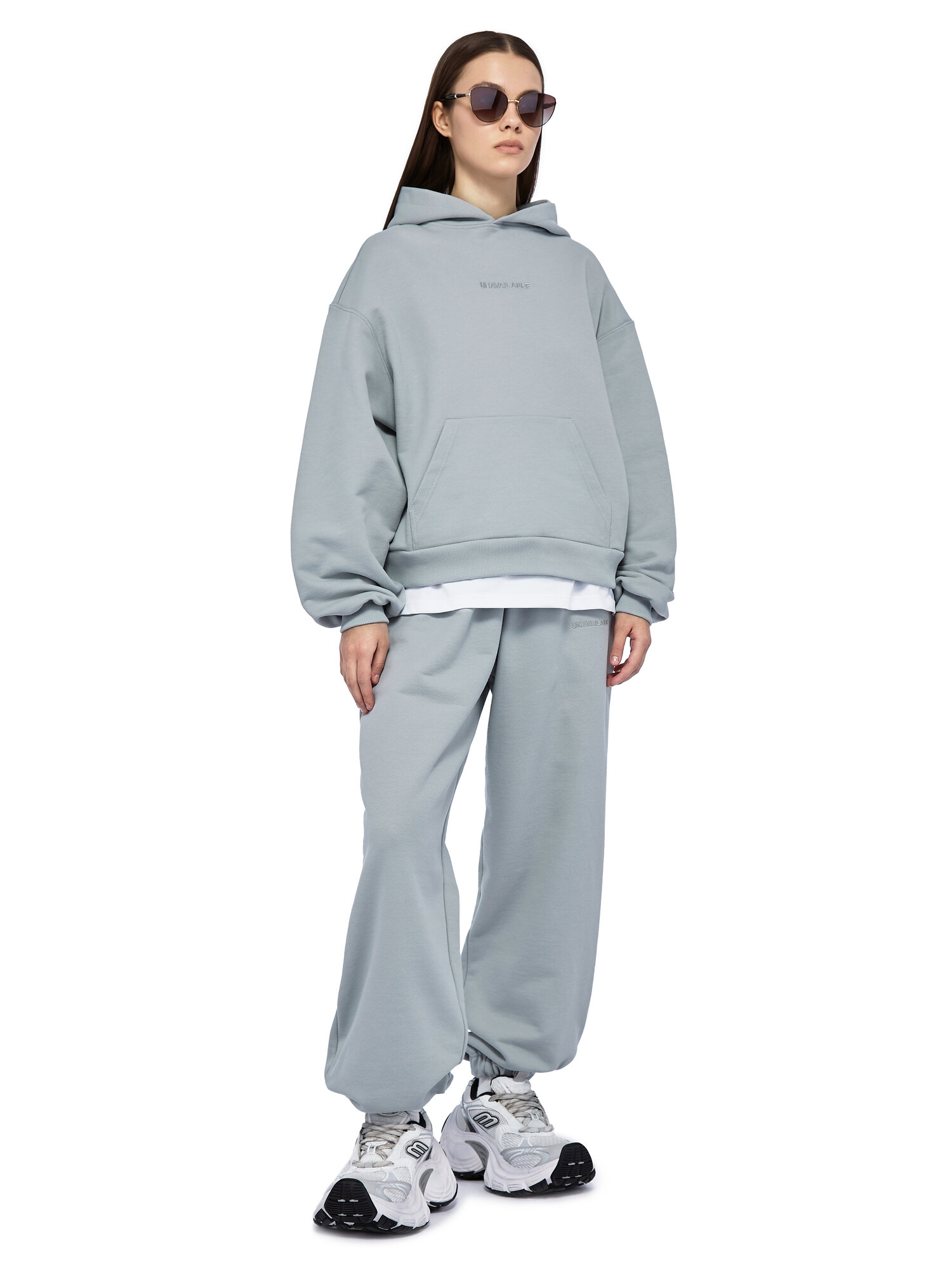 Худи UNAVAILABLE Hoodie Base Logo, размер XL, , серый — фото 1