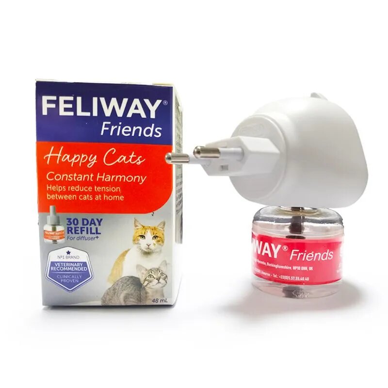 Феромоны корректор поведения для кошек Feliway Friends(флакон+диффузор) 48 мл