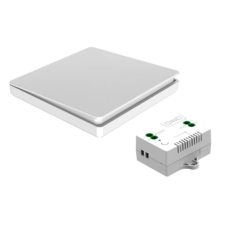 Беспроводной выключатель с автономным питанием, бытовой пульт дистанционного управления, кнопочный переключатель, настенный выключатель, без батареи, водонепроницаемый