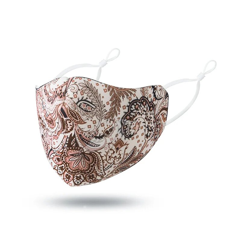 Моющаяся Велосипедная Маска Для Лица, 1 Шт, Дышащая, Из Космического Хлопка