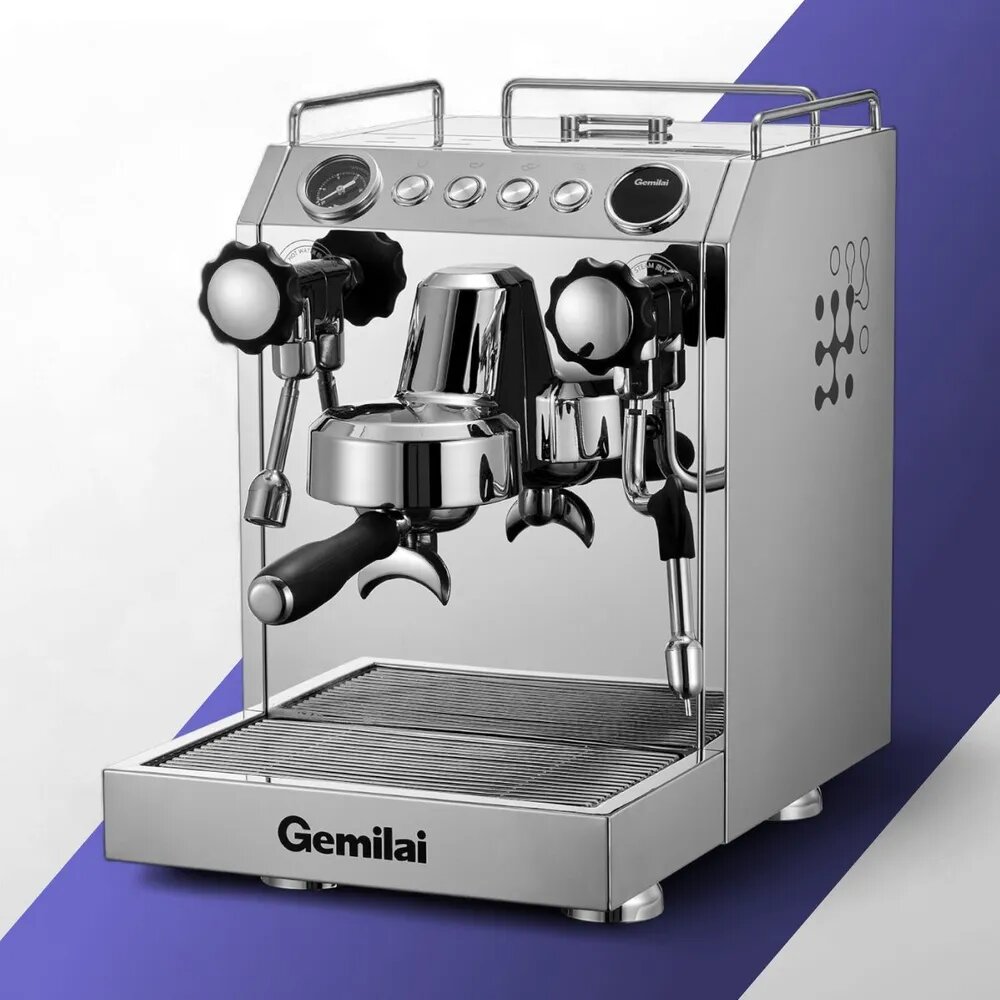 Кофеварка капельная GEMILAI 3145, серый металлик
