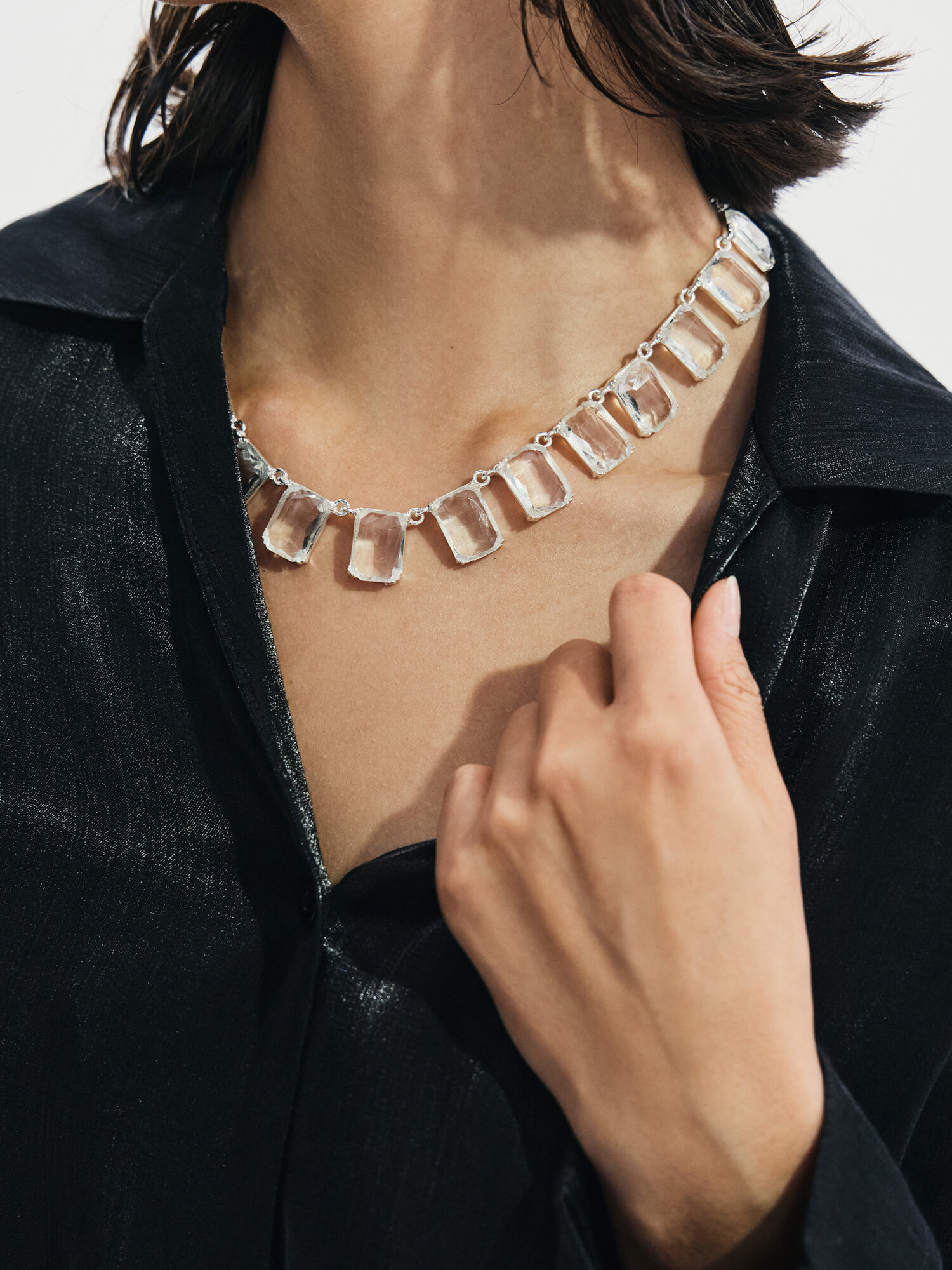 Колье, стекло