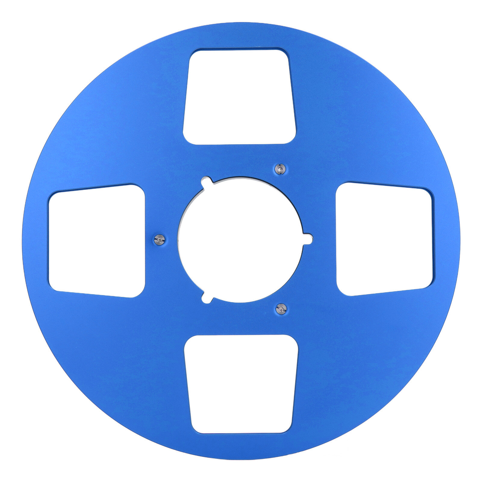 1/4 10,5-дюймовая пустая катушка с лентой, 4 отверстия, открывающаяся катушка из алюминиевого сплава, звуковая катушка для катушки с катушкой, плеер, синяя