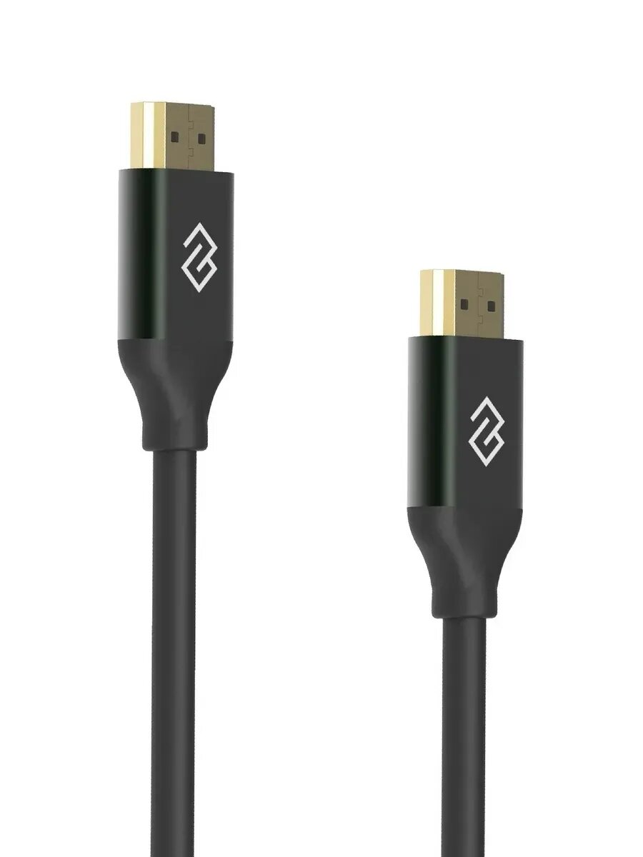 Кабель аудио-видео Digma HDMI (m)/HDMI (m) 5м. феррит. кольца позолоч. конт. черный (D-HDMI-2FF-V2.1-5