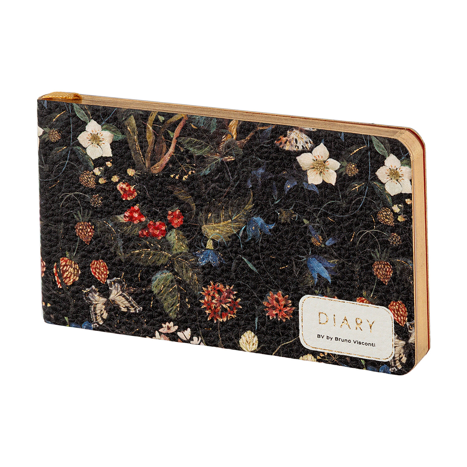 Еженедельник BrunoVisconti "Лесные ягоды" недатированный, 142*84мм, 80 листов