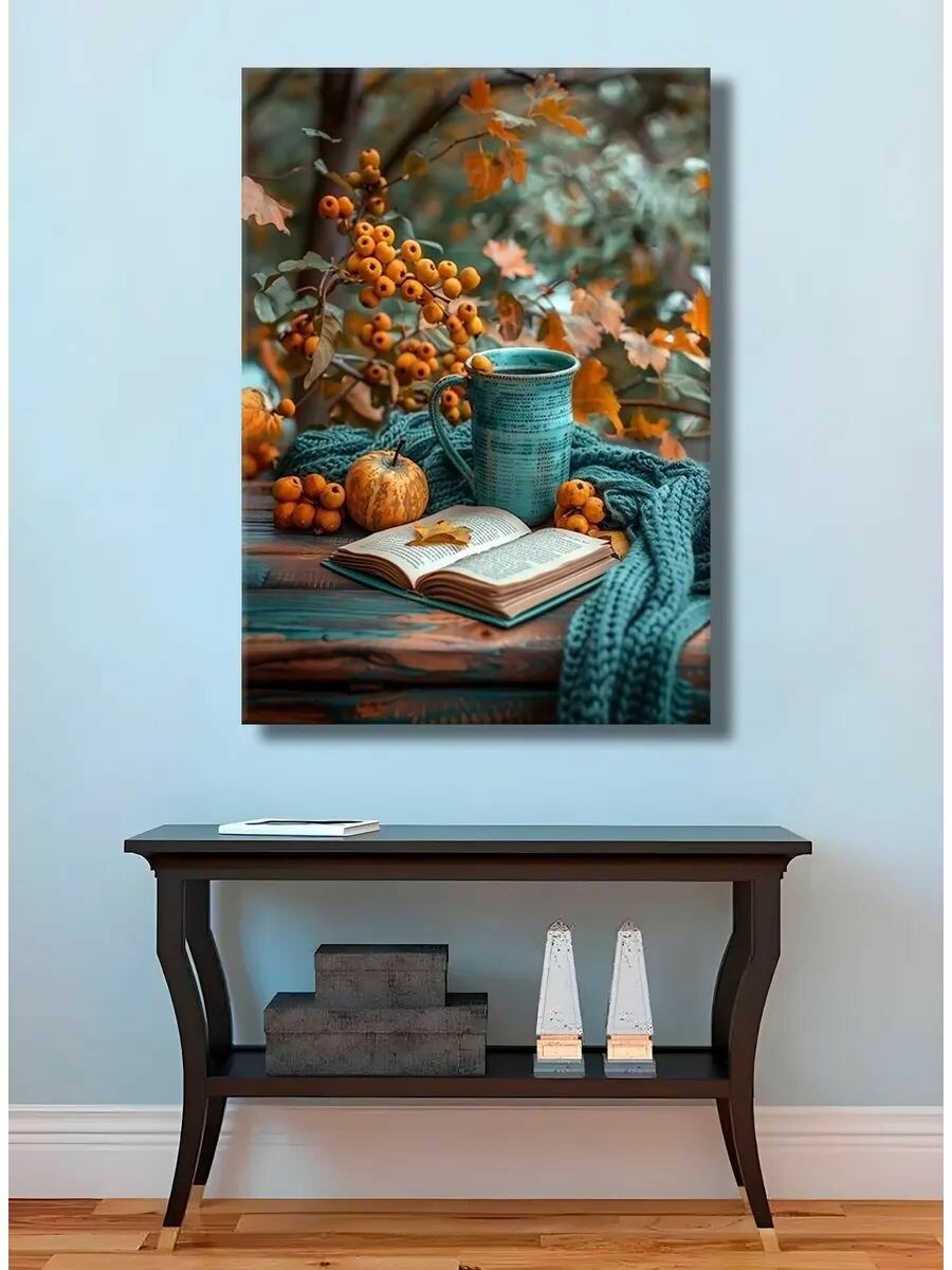 Картина "Уютный вечер", на стену для интерьера 50х70см 1шт.