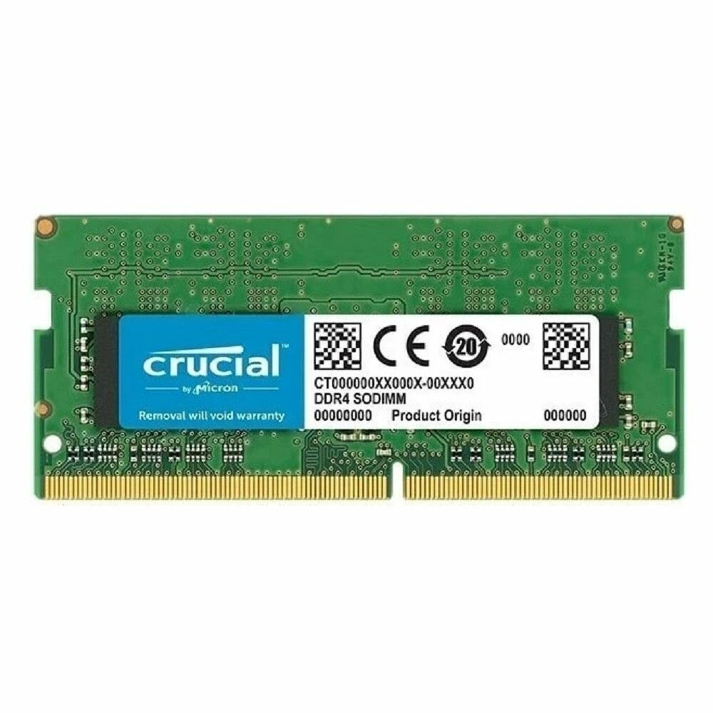 Crucial Модуль памяти DDR4 SODIMM 8GB CB8GS3200 PC4 - 25600, 3200MHz