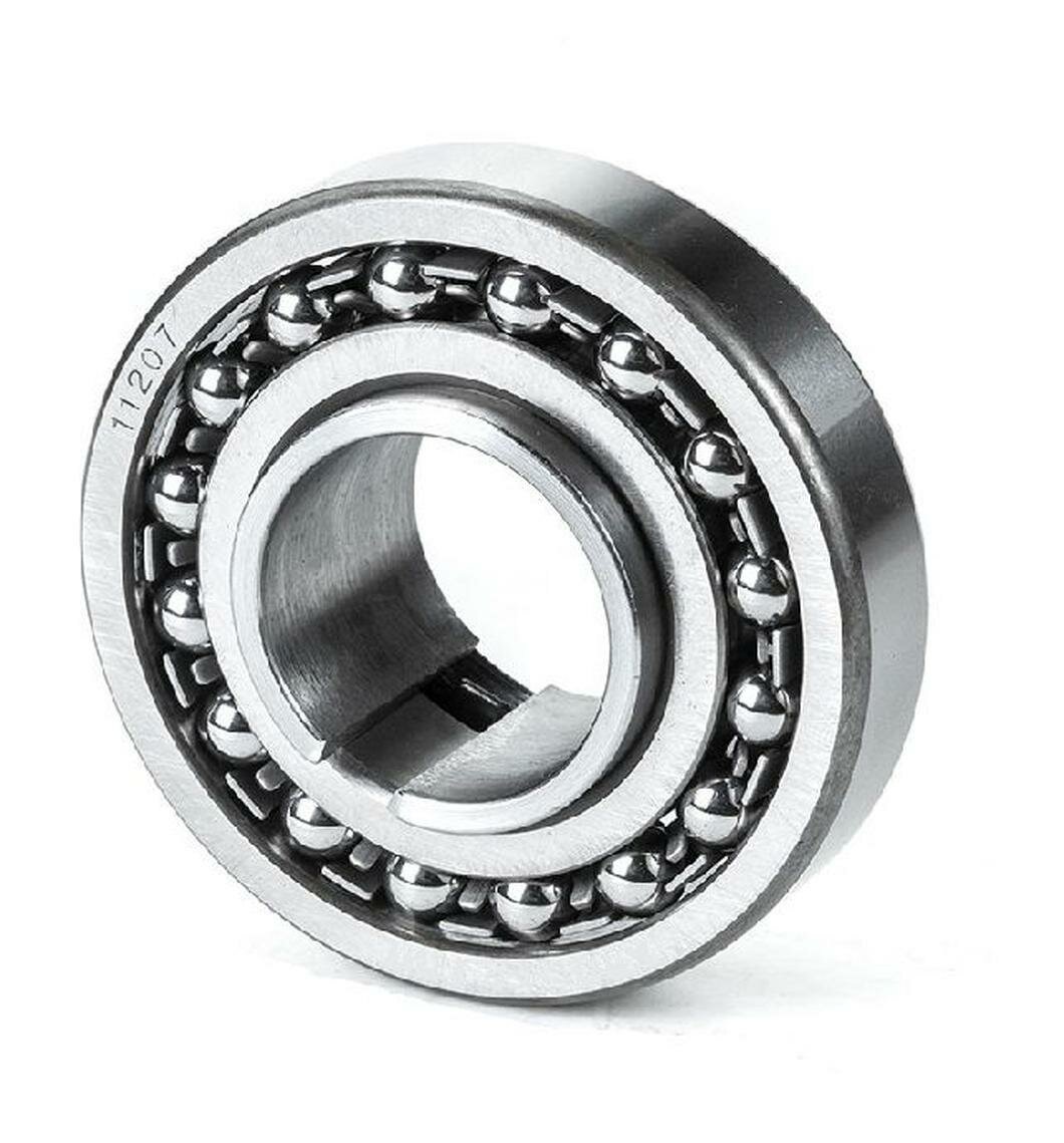 Подшипник ГПЗ-34 11207, шариковый, двухрядный, сферический, на закрепительной втулке