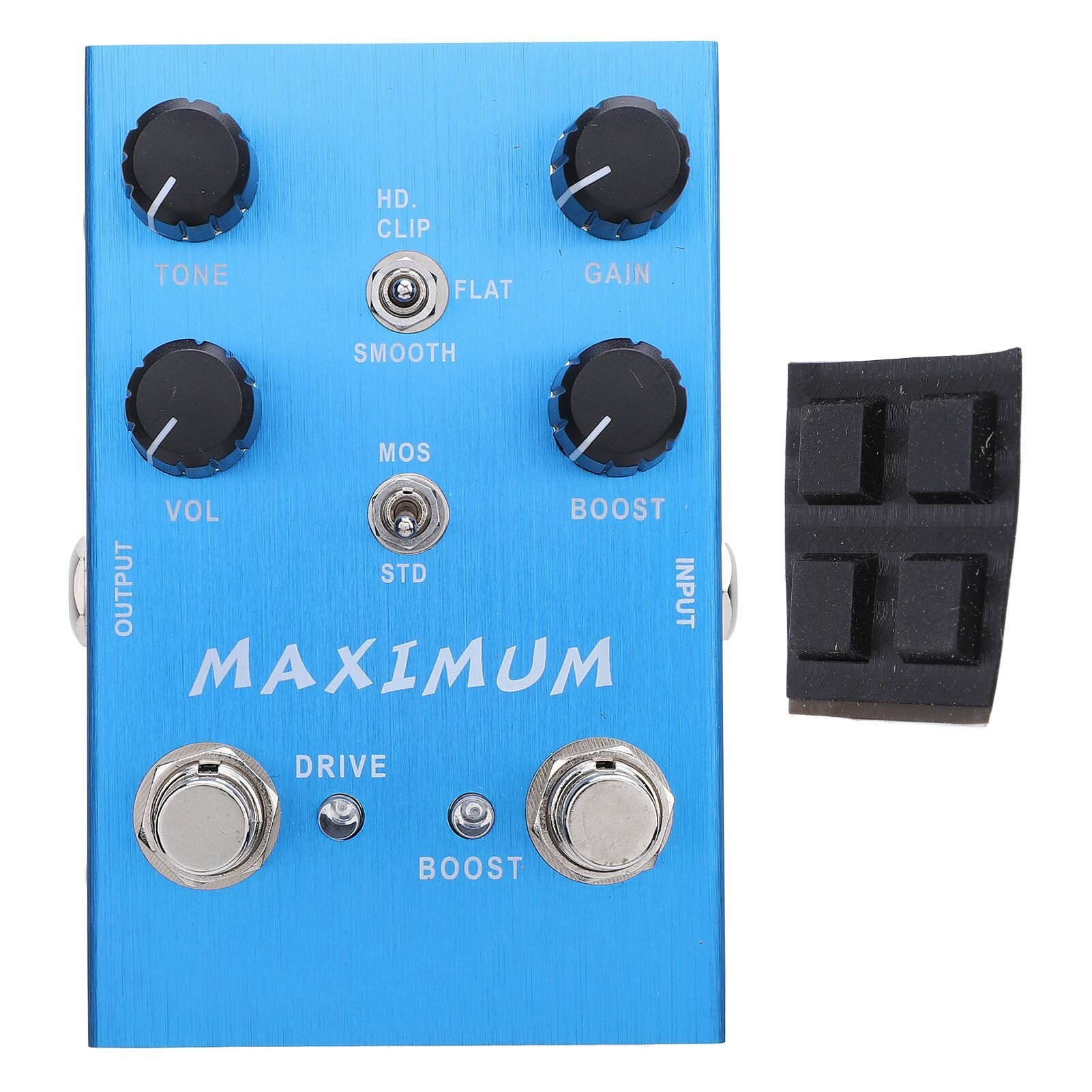 Педаль Overdrive Dual Channel Drive Boost Knob Педаль эффектов для электрогитары бас вход DC 9V