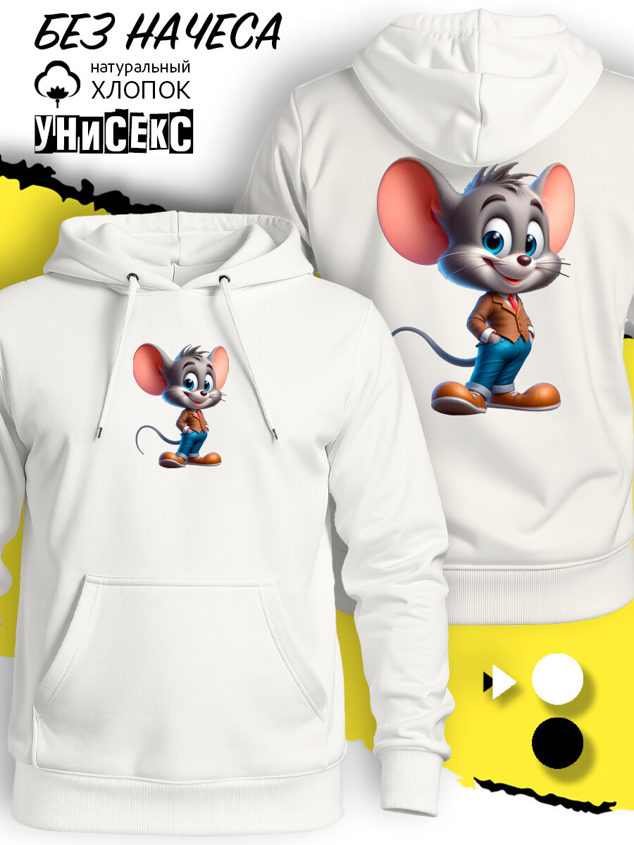 Худи Толстовка свитшот с Томом и Джерри Tom and Jerry