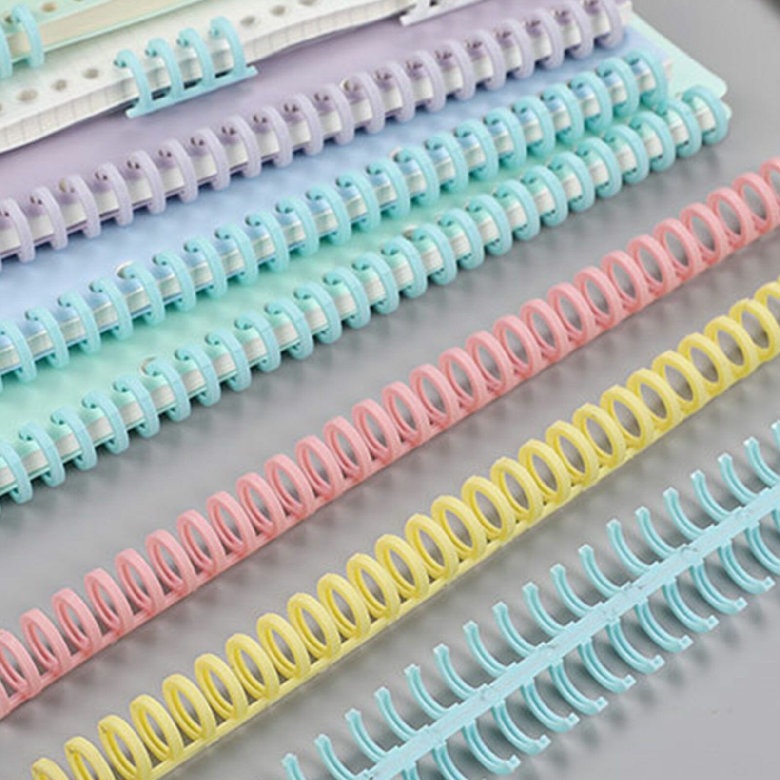 Гибкий ПВХ гребень для переплета 30 колец записной книжки