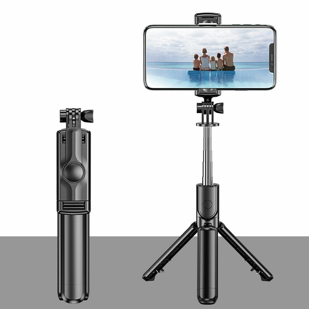 BT Selfie Stick Складной штатив с поворотом на 360 Многофункциональный держатель для телефона