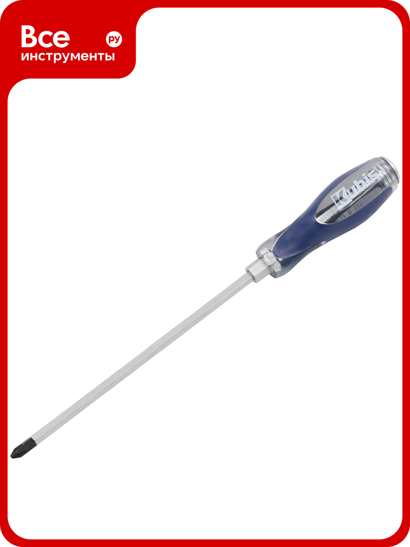 Отвертка ударная крестовая KUBIS PH3x200 мм CrV-5320 3x200
