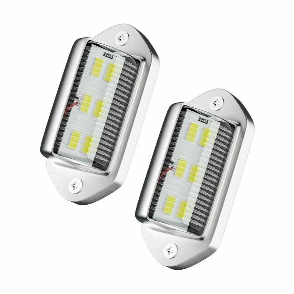 6 LED лампа для номерного знака грузовика и фургона, яркие светодиоды для заднего и бокового освещения