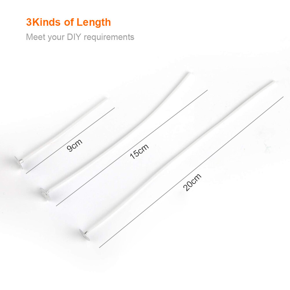 150 шт, 9/15/20 см, фитиль для свечи, хлопчатобумажная нить, круглый фитиль для свечного воска