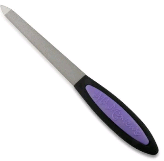 Ellis Cosmetic Ellis Cosmetic Металлическая пилка для ногтей с прорезиненной ручкой (10 см.) (rf 057)