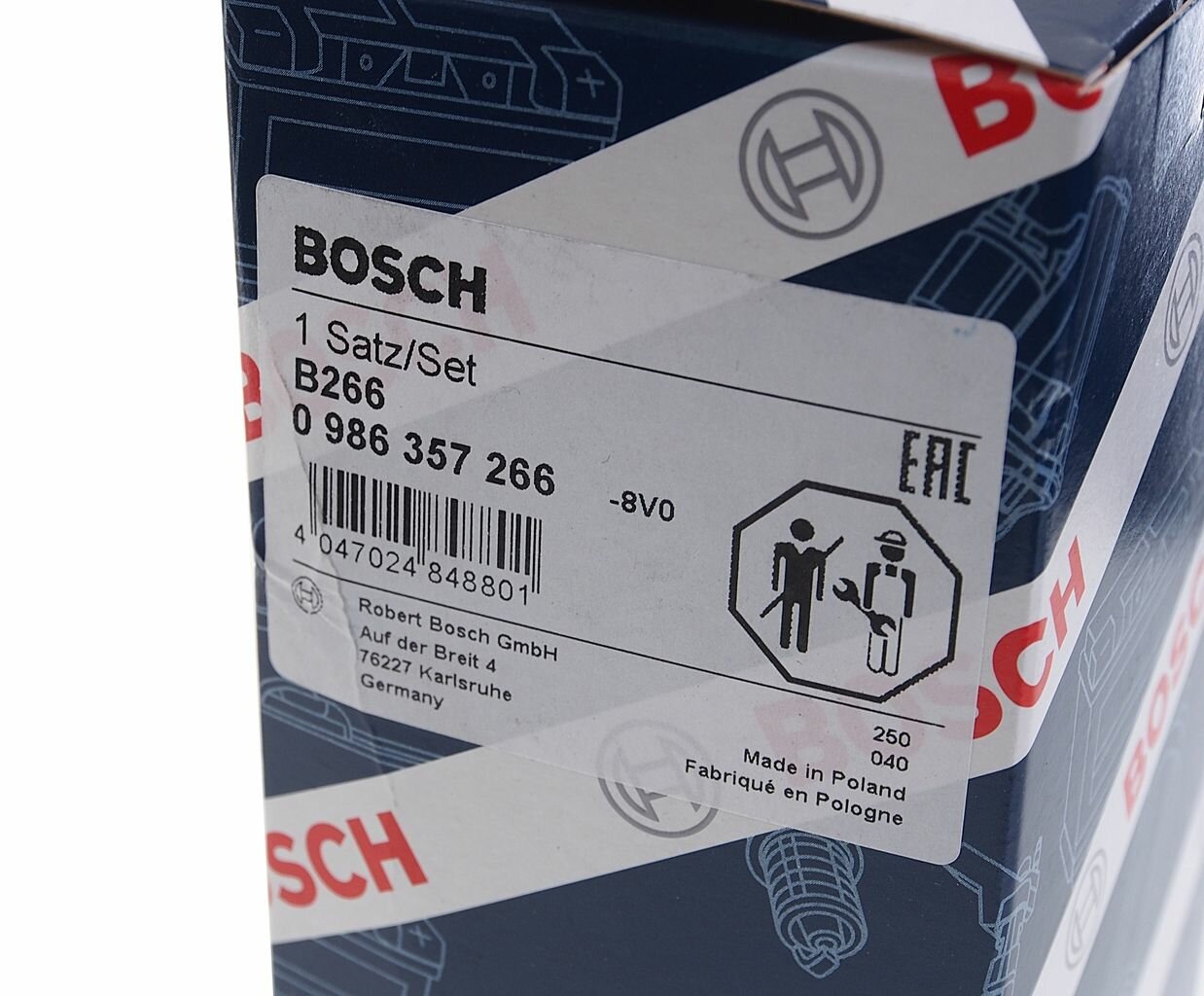Провода высоковольные комплект, для Мазда 323 F 6, S 6 арт 0986357266 BOSCH