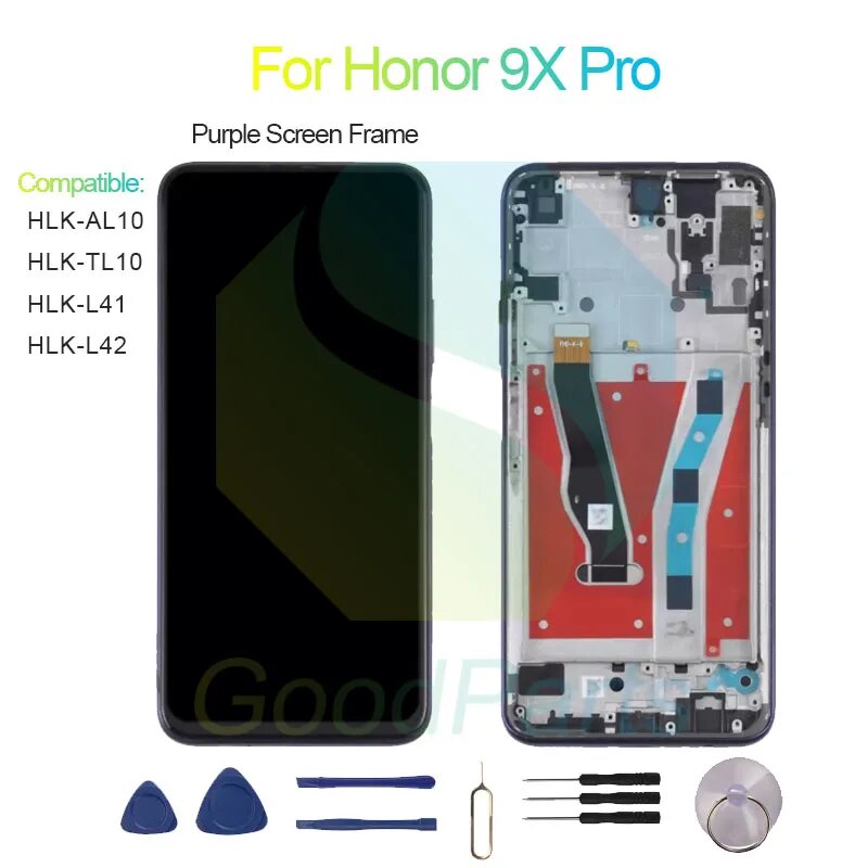Для HONOR 9X Pro Замена экрана 2340*1080 HLK-AL10, HLK-TL10, HLK-L41, HLK-L42 9X Pro ЖК-дисплей с сенсорным дигитайзером в сборе