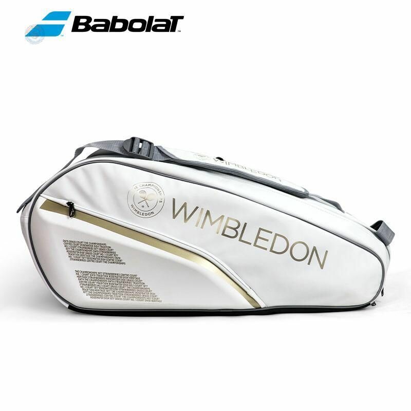 Сумка для теннисных ракеток Babolat Pure Aero на 6 ракеток с отделением для обуви и карманами для аксессуаров