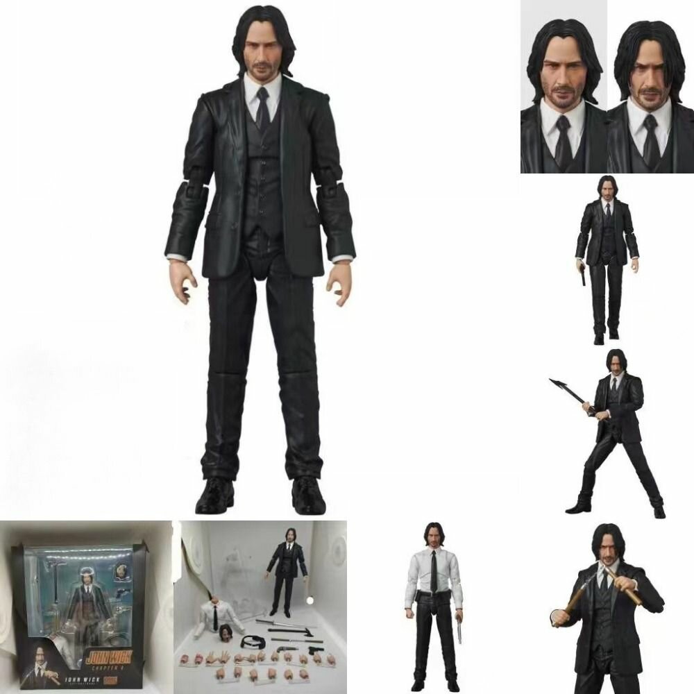 MAFEX 212 JOHN WICK Фигурка Действия 16CM Аниме Кукла Модель Коллекции Действие Игрушка Подарок
