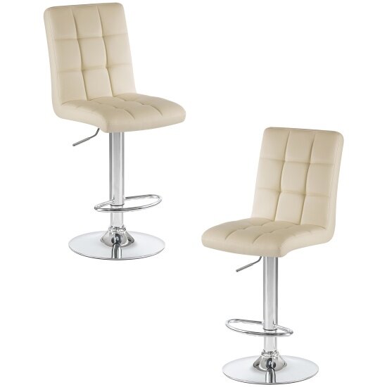 Стул барный Dobrin KRUGER (кремовый)(2 шт/уп)