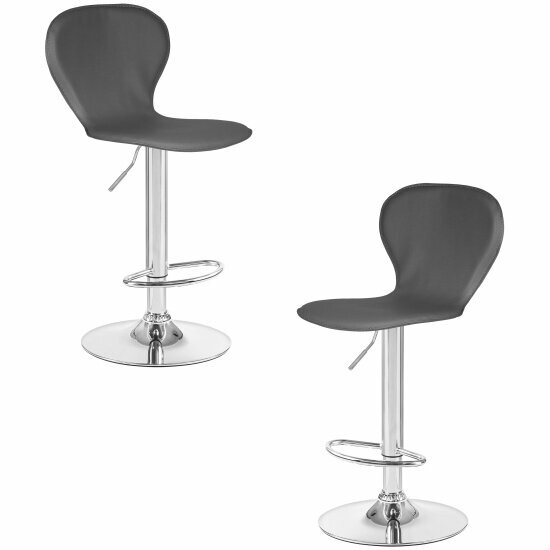 Стул барный Dobrin ELISA (серый)(2 шт/уп)