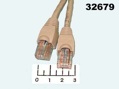 Шнур 8P8C-8P8C (RJ-45) 1.5м Dayton (4-0053) (патч-корд) (UTP)