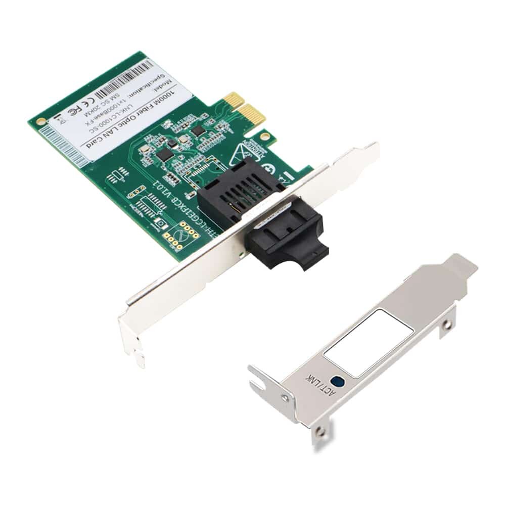 Гигабитное оптоволокно Гигабитная оптоволоконная сетевая карта PCIe SC