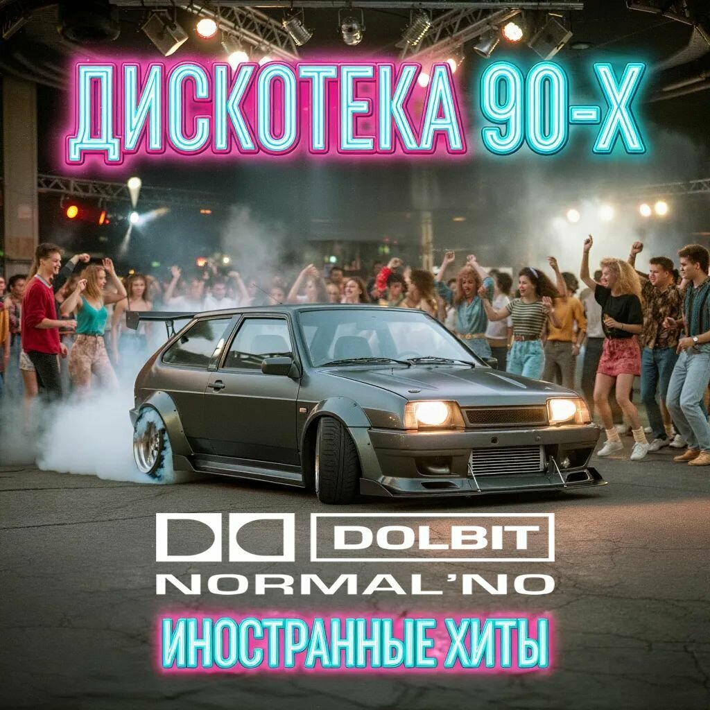 Дискотека 90-х в машину: ИНОстранные (флешка) DOLBIT NORMAL'NO