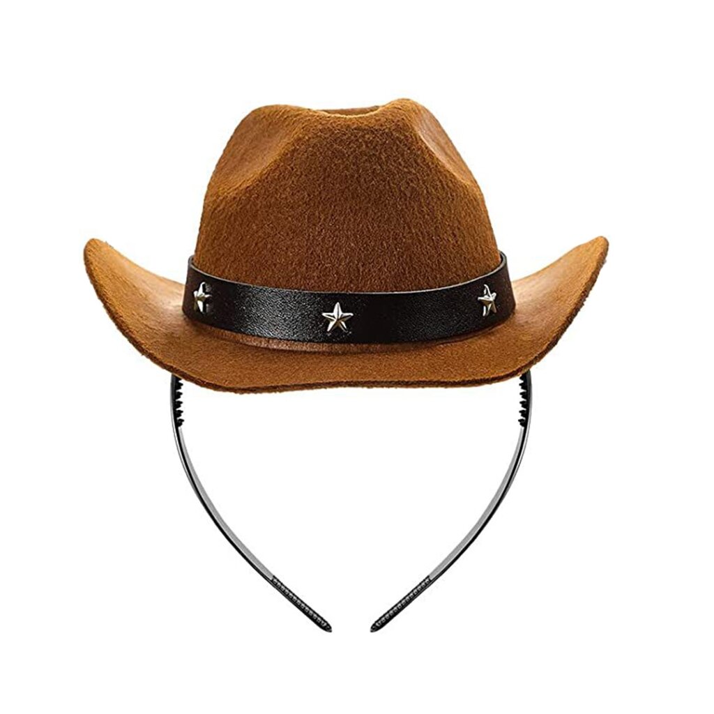 Halloween Cowboy Hat Headband Cosplay Headpiece Party Props Adult Head Accessory