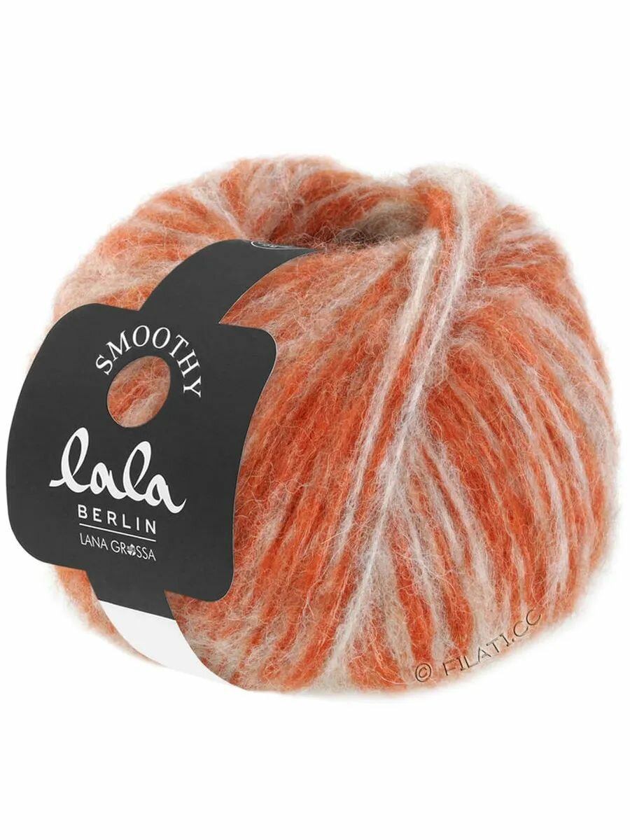 Пряжа для вязания Lana Grossa Lala Berlin Smoothy цвет 005, 1 моток
