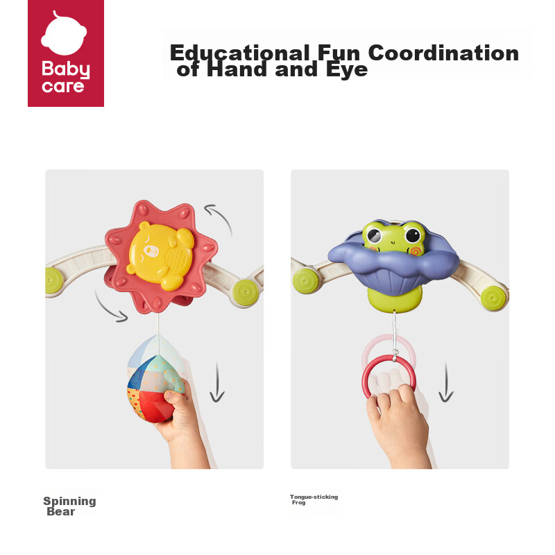 Babycare Hanging Baby Toy Rattle, Newborn Wind Chime, Stroller Cradle, Fence Pendant, Dual-Use Car Bed Rattle