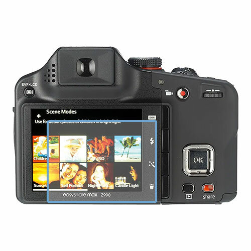 Скрин Мобайл защитный экран для фотоаппарата Kodak EasyShare Z990 (EasyShare Max) из нано стекло 9H