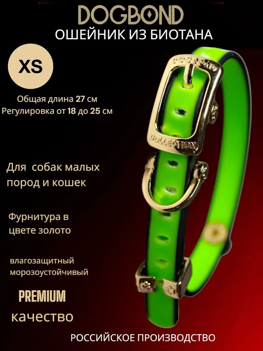 Ошейник Dogbond из биотана для собак мелких пород и кошек