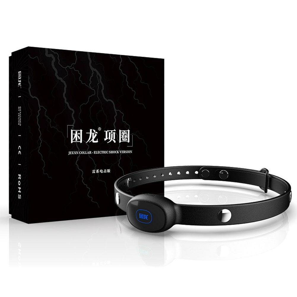 Ошейник БДСМ с поводком / чокер для ролевых игр / секс-игрушка, дистанционное управление 10 видов вибрации