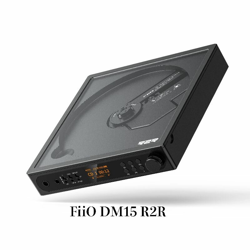 FiiO DM15 R2R Bluetooth CD-плеер HD-дисплей HIFI Портативный плеер Walkman