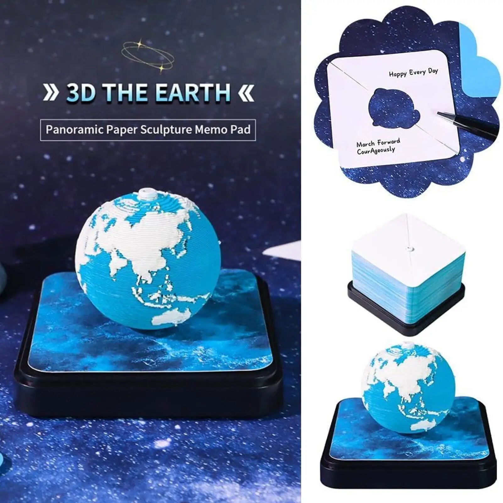 3D-календарь-блокнот "Земля"