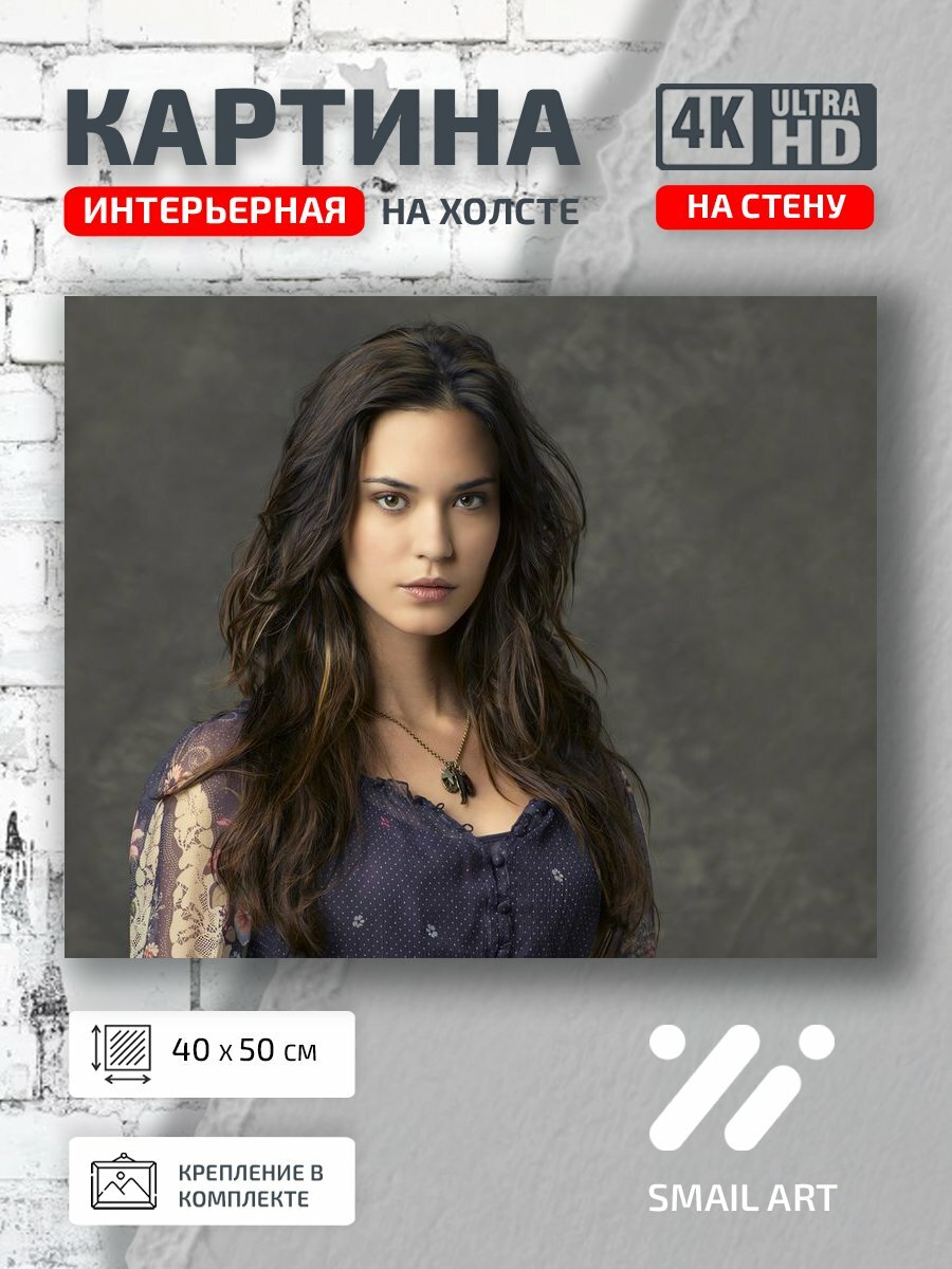 Картина на холсте интерьерная 40 на 50 на стену Волосы Portrait для гостиной портрет декор