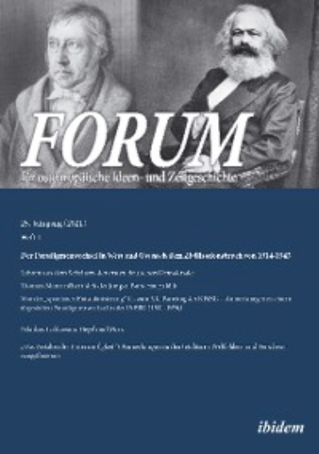 Forum für osteuropäische Ideen- und Zeitgeschichte [Цифровая книга]
