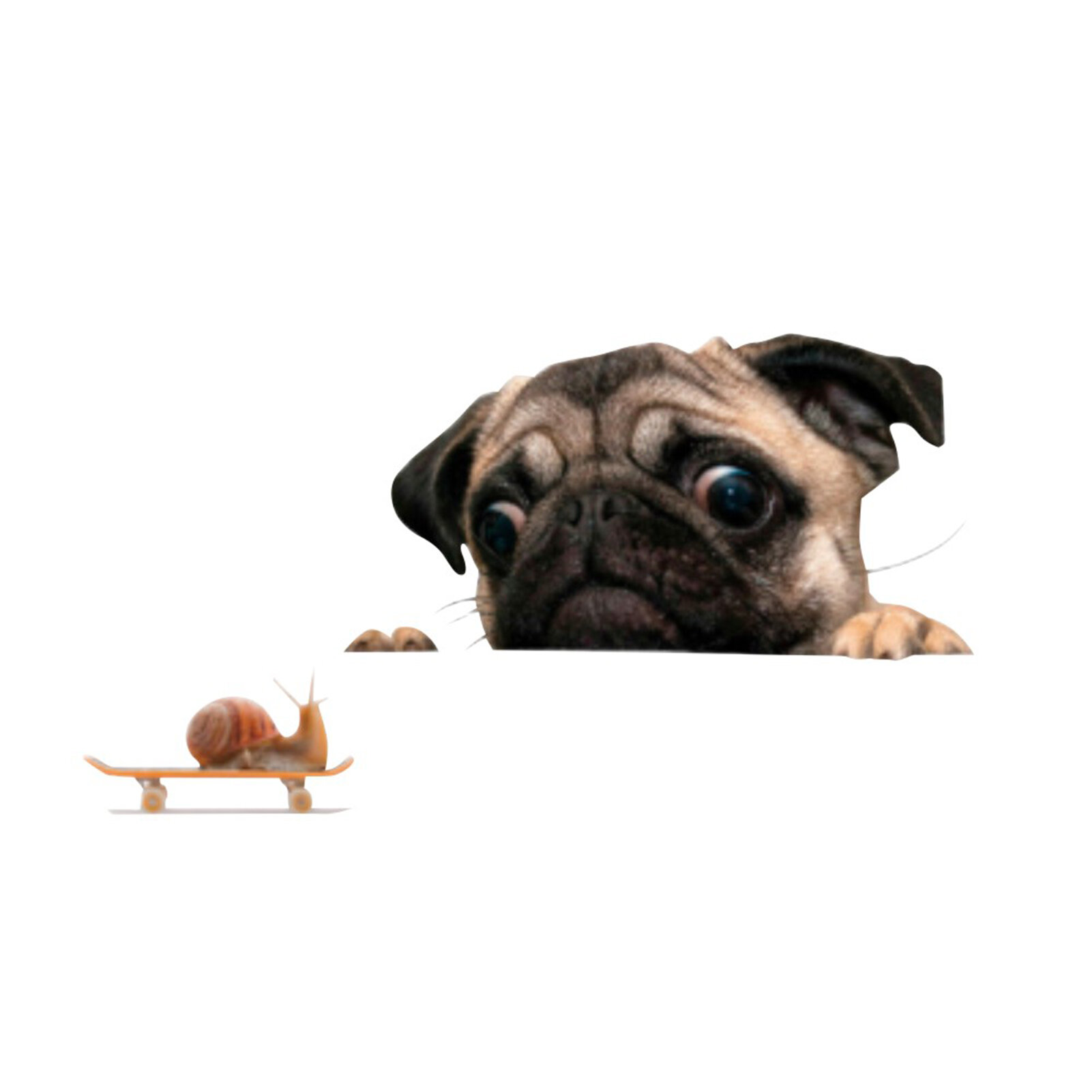 3D Dog Stickers для автомобиля, окна, ноутбука, багажа, скейтборда, велосипеда, окна грузовика, виниловая наклейка, размер 30x20cm, упаковка 20×1×0.5cm, вес 10g, количество 1 штука