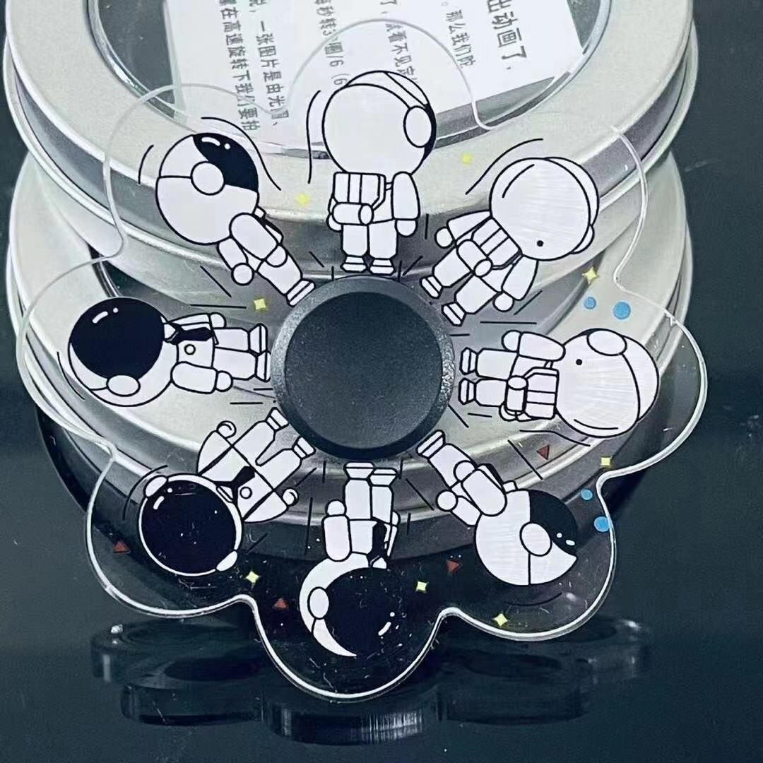 Fingertip Gyro Rotation Will Move Running Dynamic Finger Toy Alien