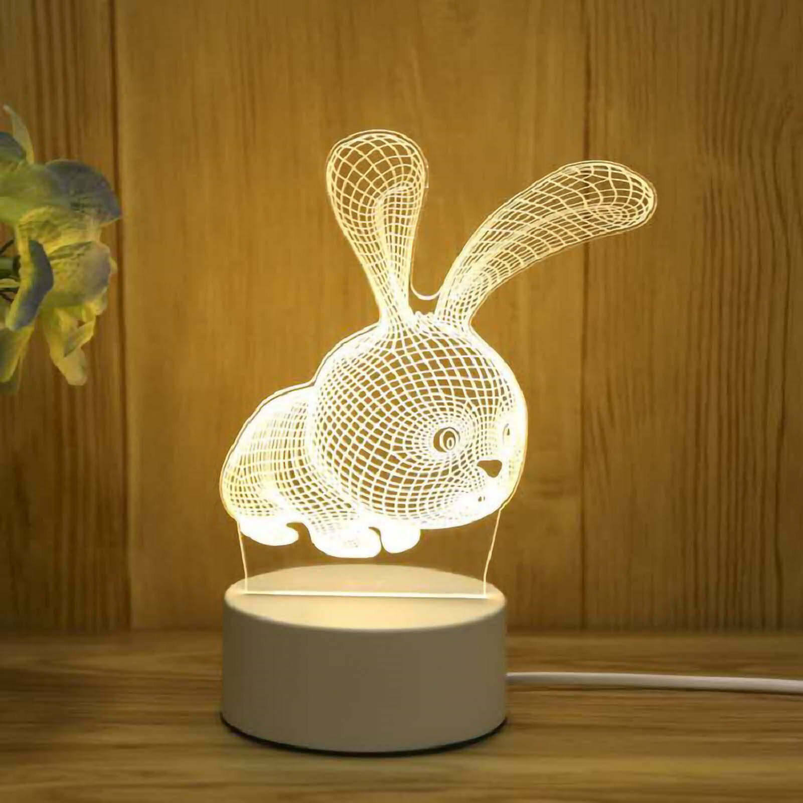 3D светодиодный ночной свет