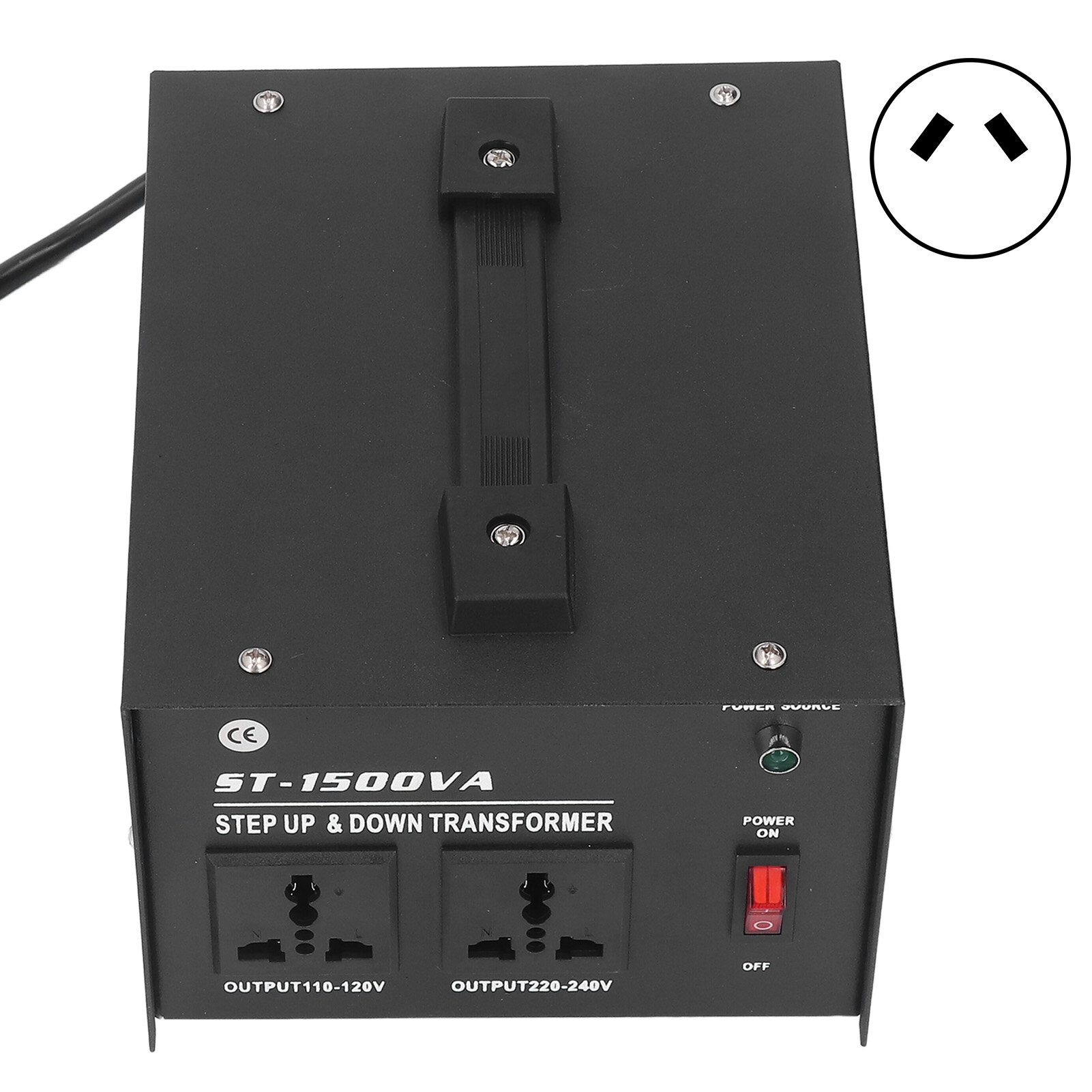 Трансформатор напряжения, повышающий понижающий преобразователь, 1500 Вт, регулируемый, входное напряжение 240 В переменного тока